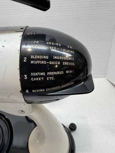 VTG Sunbeam Mixmaster Model 10A Stand Mixer w/3 Bowls 10 speed w ...