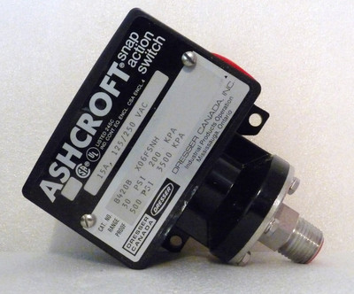 NEW ASHCROFT B420B X06FSNH SNAP ACTION SWITCH 15A 125/250 VAC | eBay