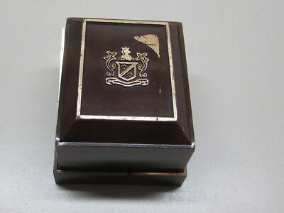 Alsten USA Brown w/ Gold Trim Shield Ring Jewelry Presentation Box | eBay