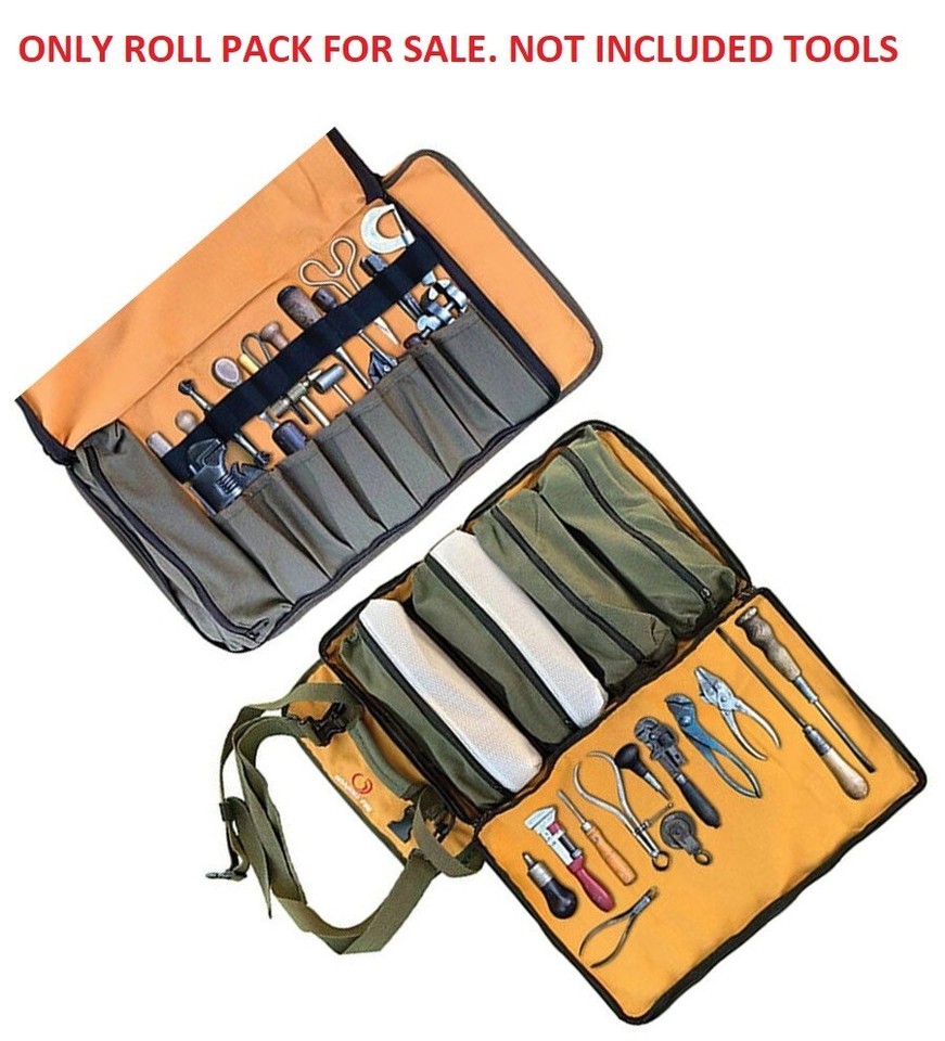 Roaring Fire Pack Mule Tool Roll Bag Removeable Pouches Water-Resistant ...