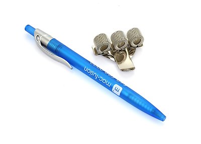 Expandable Triple Pen & Pencil Holder - Spring-Type Holder with Clip | eBay