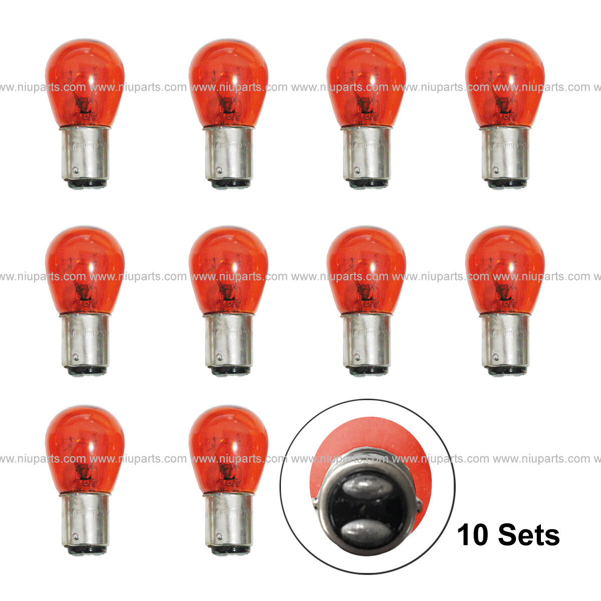 10 Pieces Pack - 1176 Amber/Amber Bulb | eBay