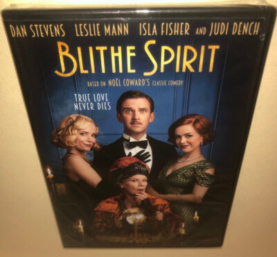 Blithe Spirit DVD Dan Steves Judi Dench Leslie Mann Isla Fisher noel ...
