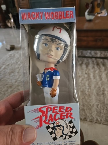 Funko Wacky Wobbler Head 7" SPEED RACER Mach 5 Bobblehead MIB Vintage ...