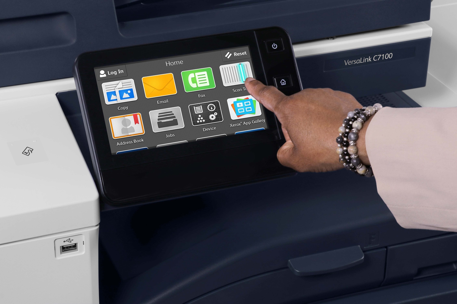 Xerox VersaLink C7130 Colour MultiFunction Printer - Desktop Single ...