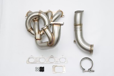 1320 B SERIES TOP MOUNT UEL T3 TURBO MANIFOLD 44MM WG B16 B18 & hood ...