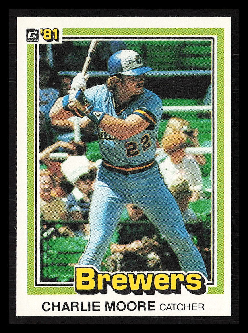 Charlie Moore 1981 Donruss #324 Milwaukee Brewers | eBay