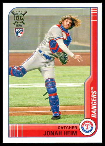 2021 TOPPS BIG LEAGUE #115 JONAH HEIM ROOKIE CARD TEXAS RANGERS/RC | eBay
