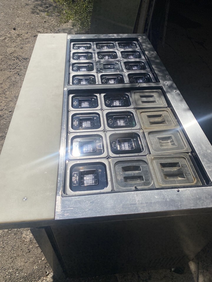 True Mega Top 60” Sandwich Prep Table, Excellent! | eBay