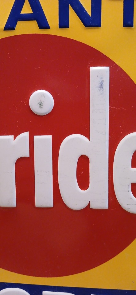 Vintage Original 1950's Pride Corn Hybrid Farm Embossed Metal Sign FREE ...