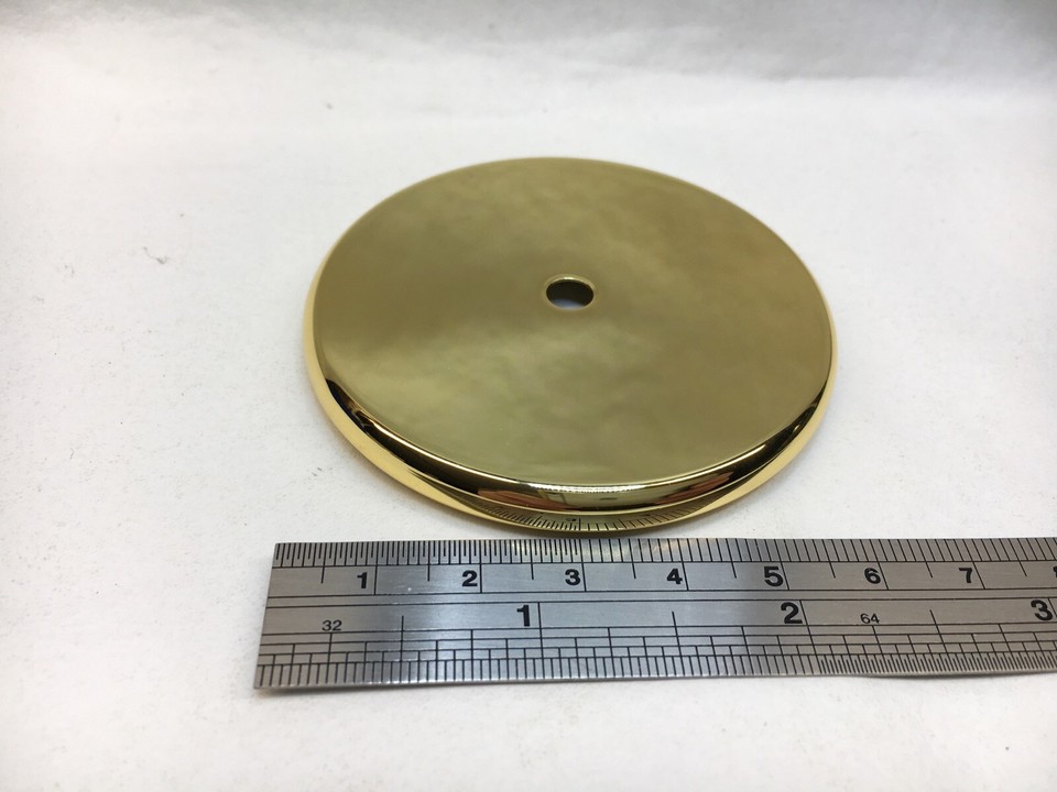 Howard Miller Grandfather Clock Weight Shell Cap Rounded Edge Polished ...
