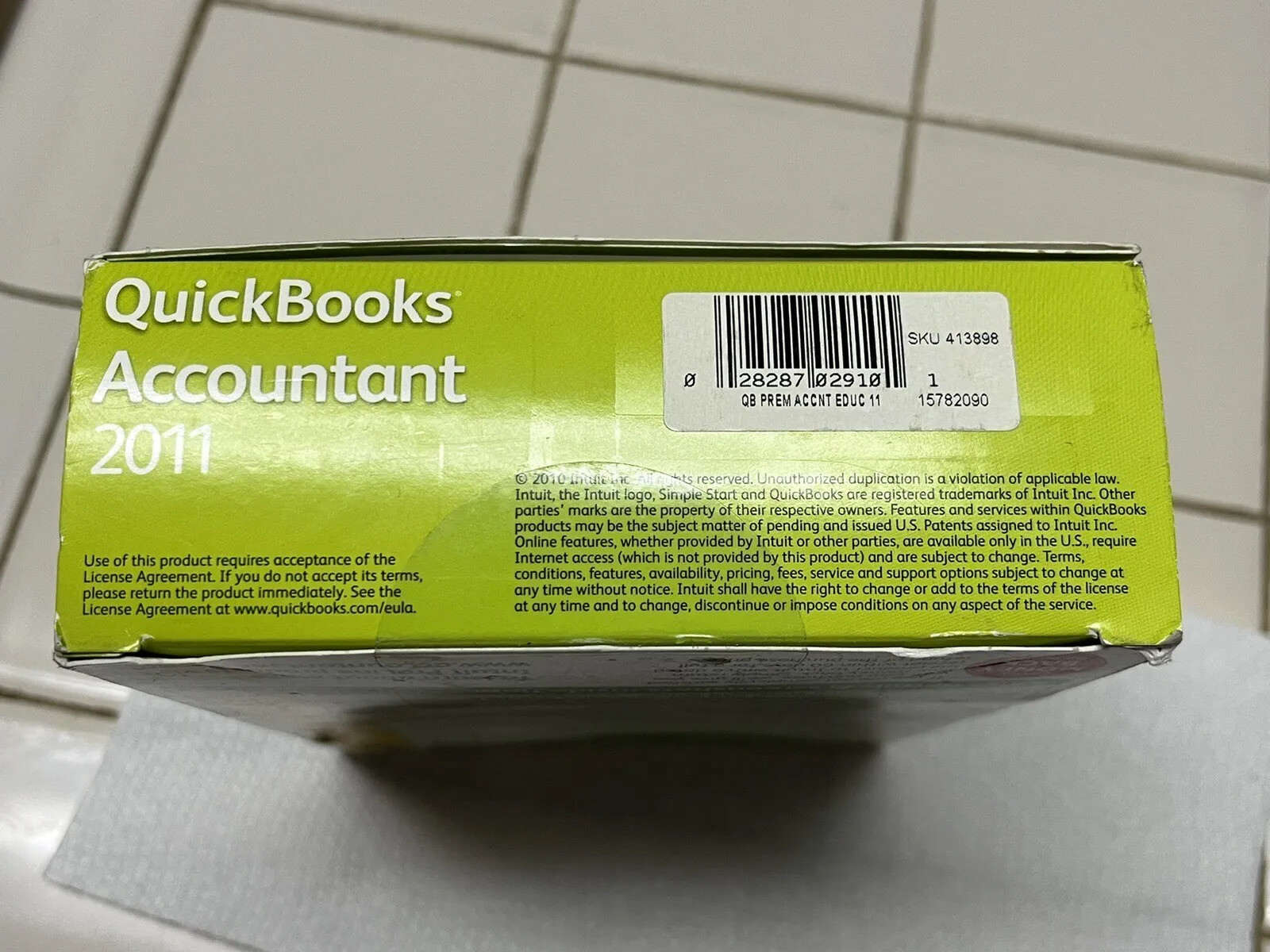 Intuit QuickBooks Accountant 2011 Education Version *Academic ID ...