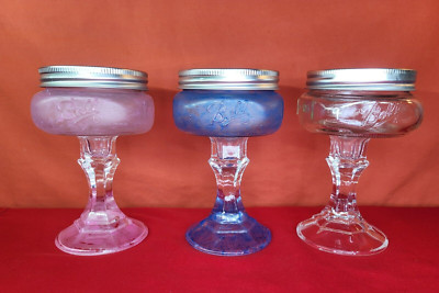 Mason Cocktail Redneck Drink Glass Hand Painted Jar Stemmed Choice of 3 ...