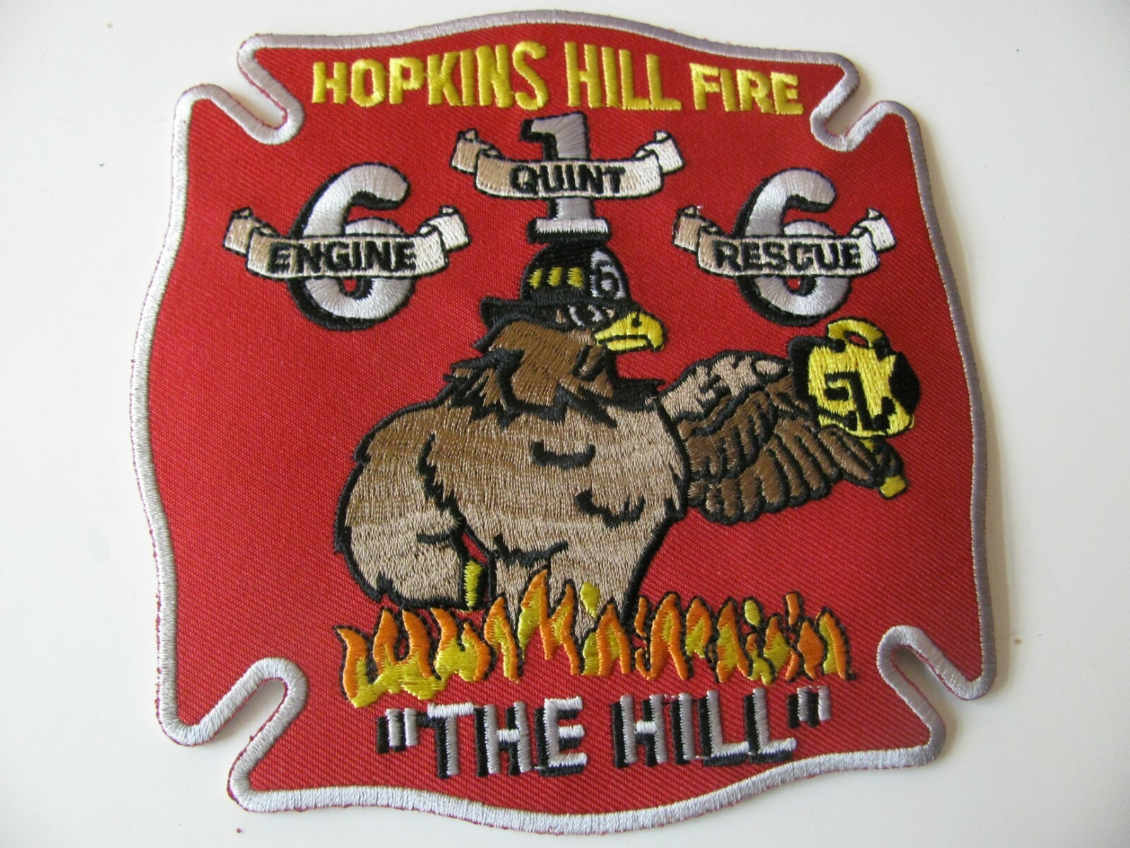 Coventry Rhode Island RI zip code = 02816 Fire Rescue Dept Patch Iron ...