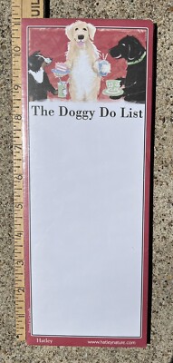 TO DO LIST NOTEPAD “The Doggy Do List” Hatley Magnetic Notepad. Great ...