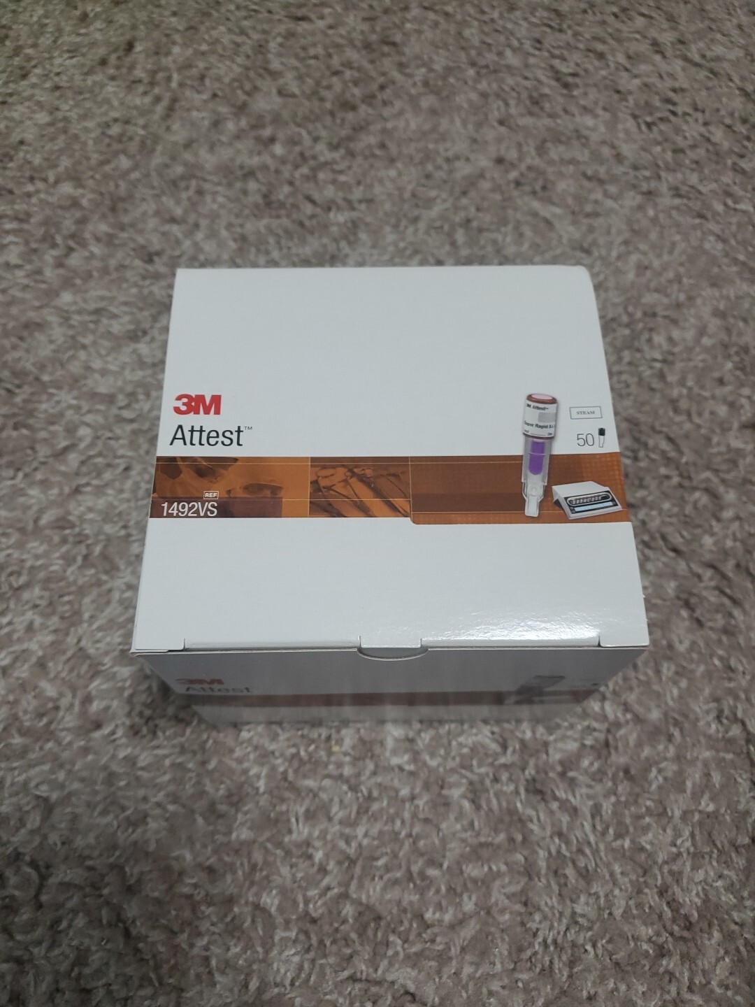 3M Attest Super Rapid Readout Biological Indicator 1492V Box/50 for ...