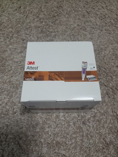 3M Attest Super Rapid Readout Biological Indicator 1492V Box/50 for ...