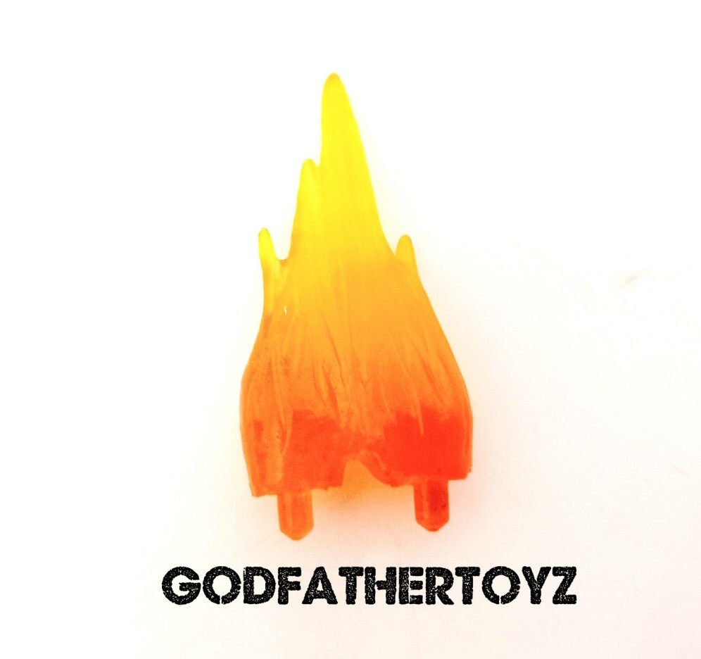 MARVEL LEGENDS FIRE FLAMING JETPACK EFFECT CUSTOM FODDER | eBay