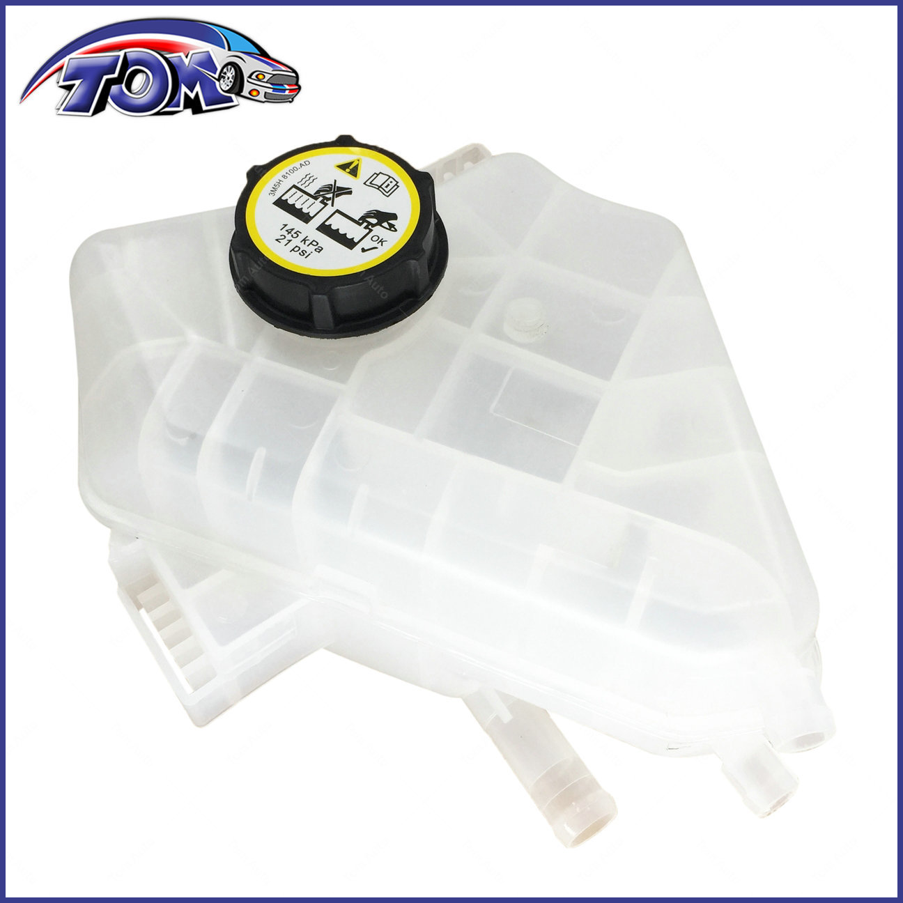 Brand New Radiator Overflow Bottle Tank With Cap For Ford Fiesta | eBay