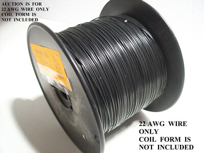 HAM RADIO INDUCTANCE COIL WIRE, 22 AWG 22 GA, 24 Feet, LW MW SW, WIRE ...