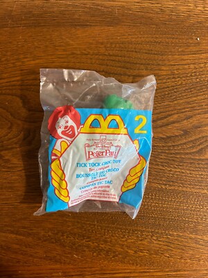 Peter Pan Toy Tick Tock Croc Toy McDonald's 1997 #2 Kids Happy Meal ...
