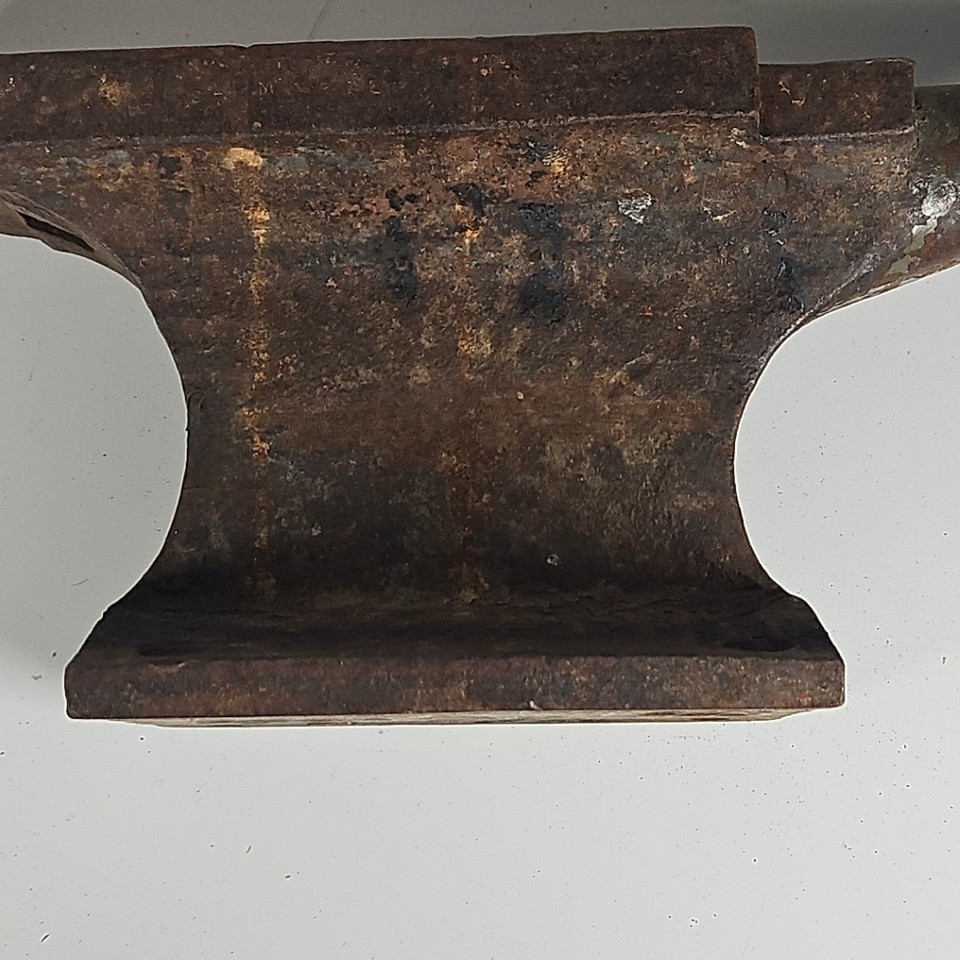 9lb 10" Vtg Blacksmith Anvil Pritchel Hardie Hole Forge Bench Tool ...