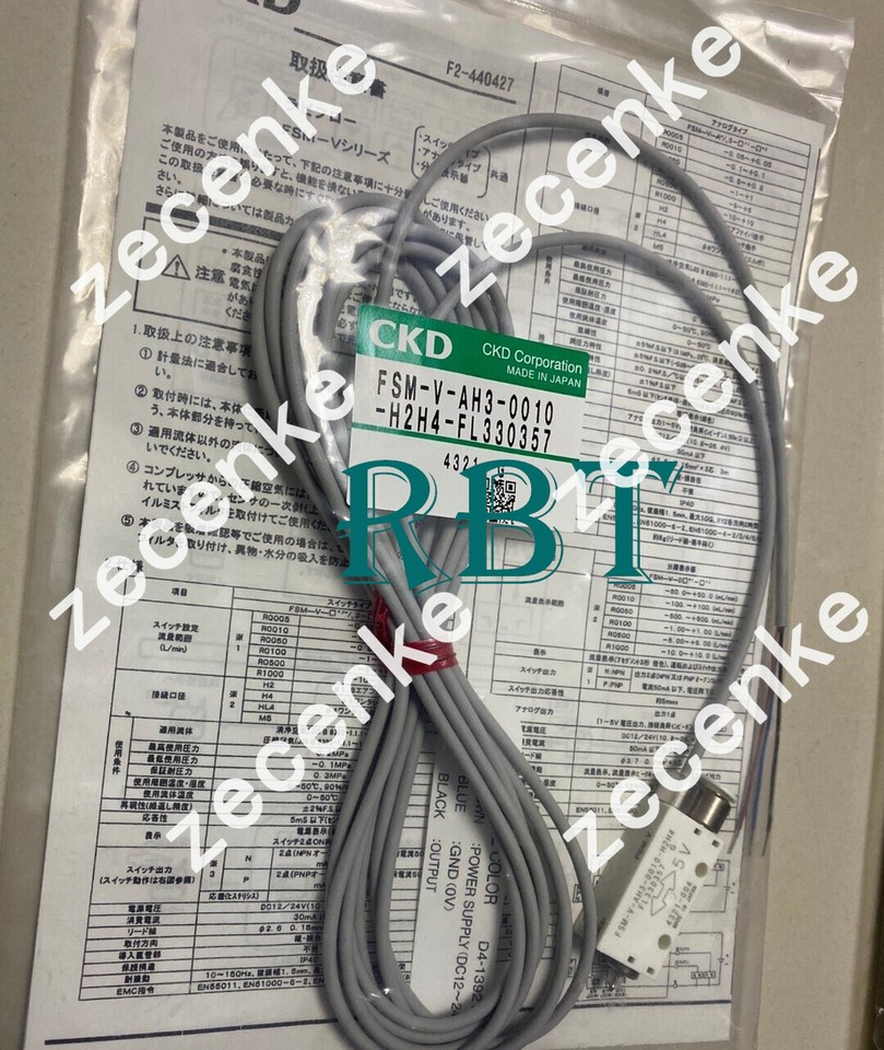 FSM-V-AH3-0010-H2H4-FL330357 CKD Flow Sensor brand new | eBay