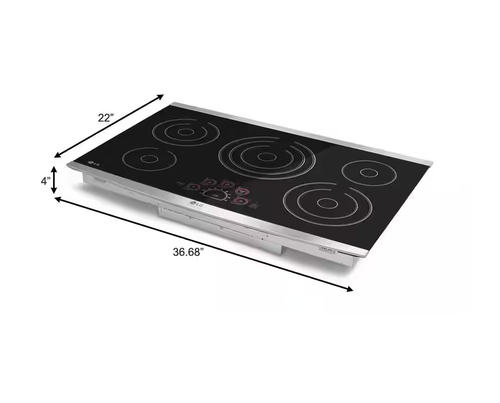 LG+LCE3610SB+36+inch+Electric+Cooktop for sale online | eBay