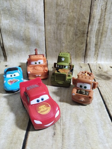 Disney Pixar Cars Mator Mack Miata Lightning Set Of 5 | eBay