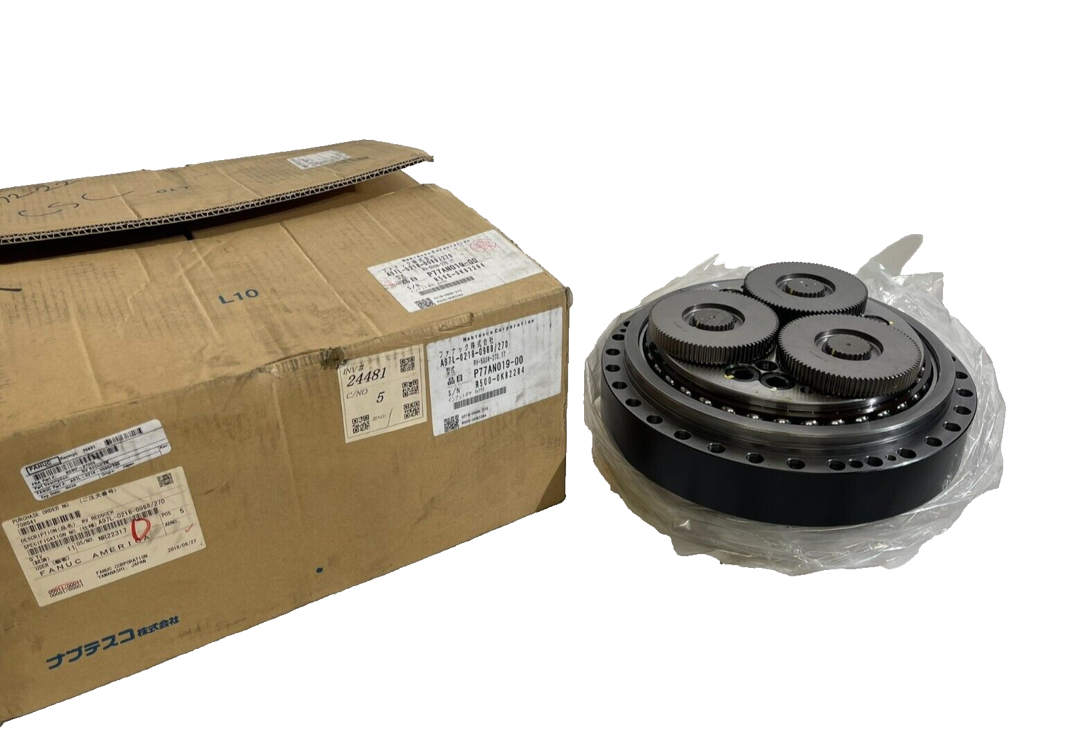 Fanuc Nabtesco Precision Reduction Gear RV Axis Reducer A97L-0218-0988/ ...
