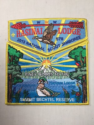 Hasinai OA Lodge 578 2013 National Jamboree 2pc set Flap BSA Patch | eBay