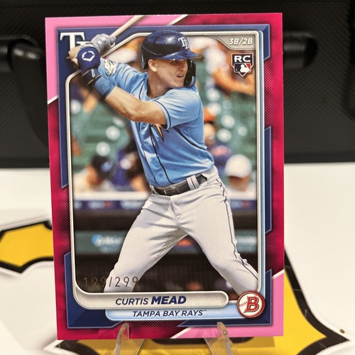 2024 Bowman - Fuchsia Border #28 Curtis Mead /299 (RC) | eBay