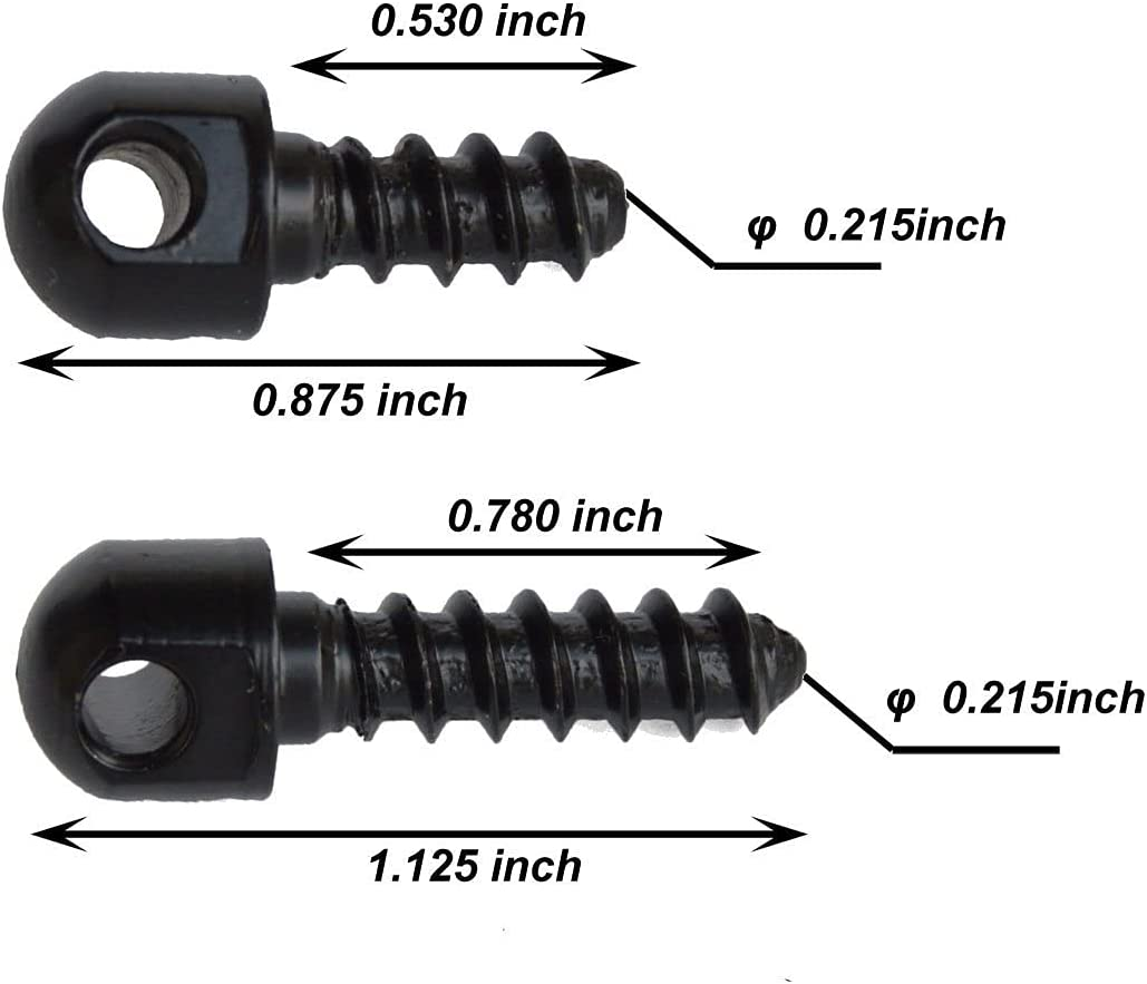 Sling Swivel Studs Wood Screw Studs,6 Pcs Sling Mounting Kit | eBay