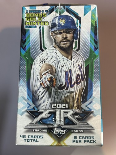 NEW 2021 Topps MLB Fire Baseball Trading Card Blaster Box - 46 Total ...