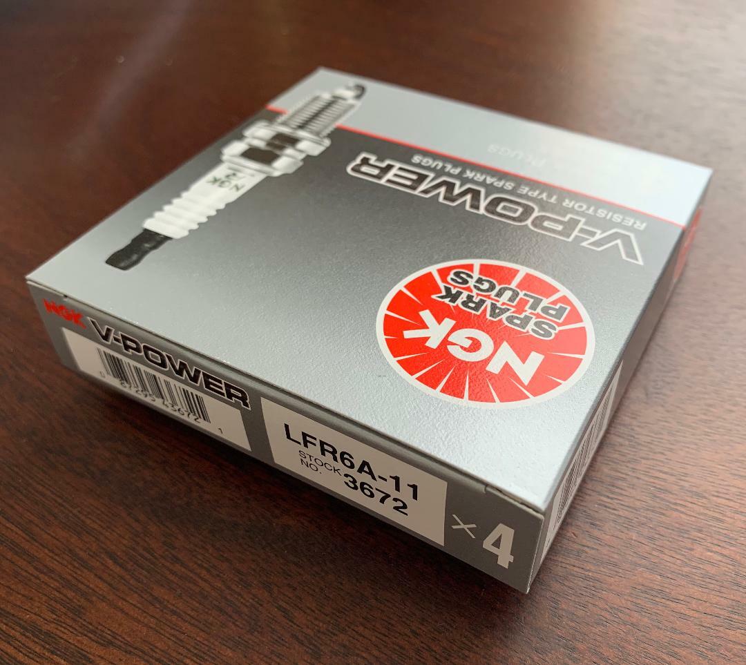 NGK (3672) LFR6A-11 V-Power Spark Plug - Pack of 4 | eBay