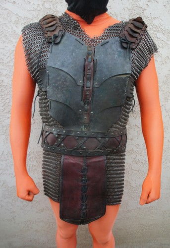 JOHN CARTER Movie Prop Wardrobe Zodanga Airship Chainmail leather Armor ...