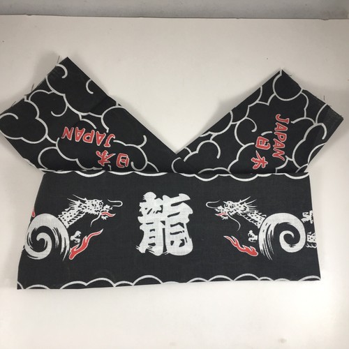 Japanese Hachimaki RYU Headband Tenugui Cloth Hand Towel Dragon Cloud ...