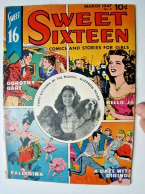 Sweet Sixteen #4 Elizabeth Taylor Photograph Cv Parent's Magazine 1947 ...