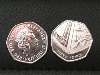 2019 Royal Shield of Arms - 50p Fifty Pence Coin - UNCICULATED | eBay UK