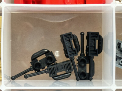 LEGO Parts - Black Minifigure, Utensil Radio Detailed Grille - No 19220 ...