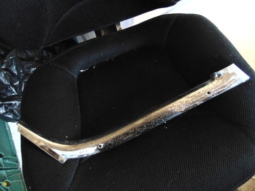 1955-56-57 Chevy/Chevrolet Nomad Int. Left rear Vert quarter window ...