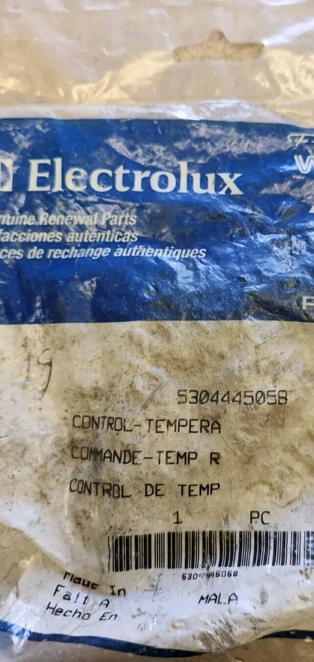 5304445058 OEM Frigidaire Refrigerator Temperature Control Thermostat ...