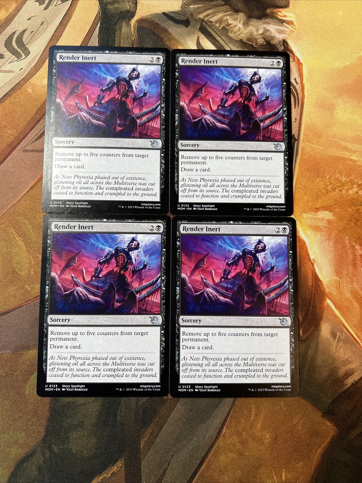 RENDER INERT x4 mtg NM-M March of The Machine 4 Unc | eBay