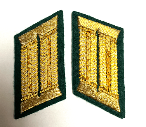 GERMAN ARMY GENERAL STAFF OFFICER COLLAR TABS Generalstabs Offizier ...