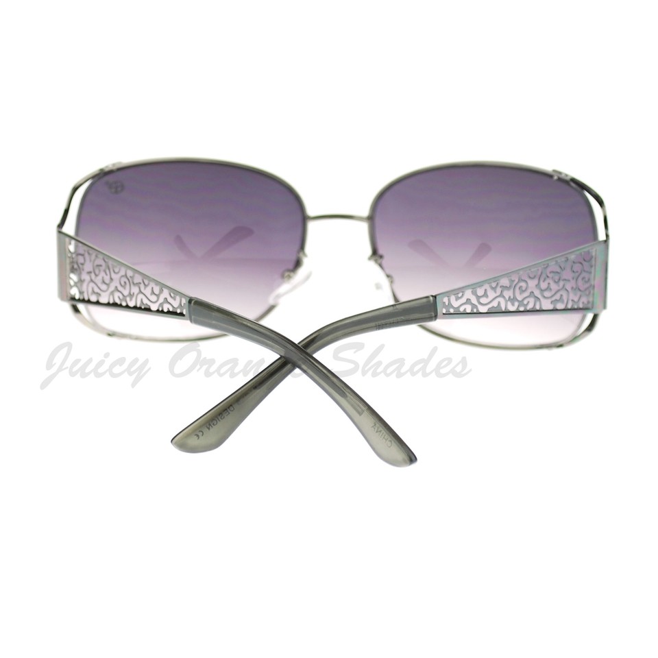 Vintage Fashion Womens Sunglasses Rectangular Open Side Frame | eBay