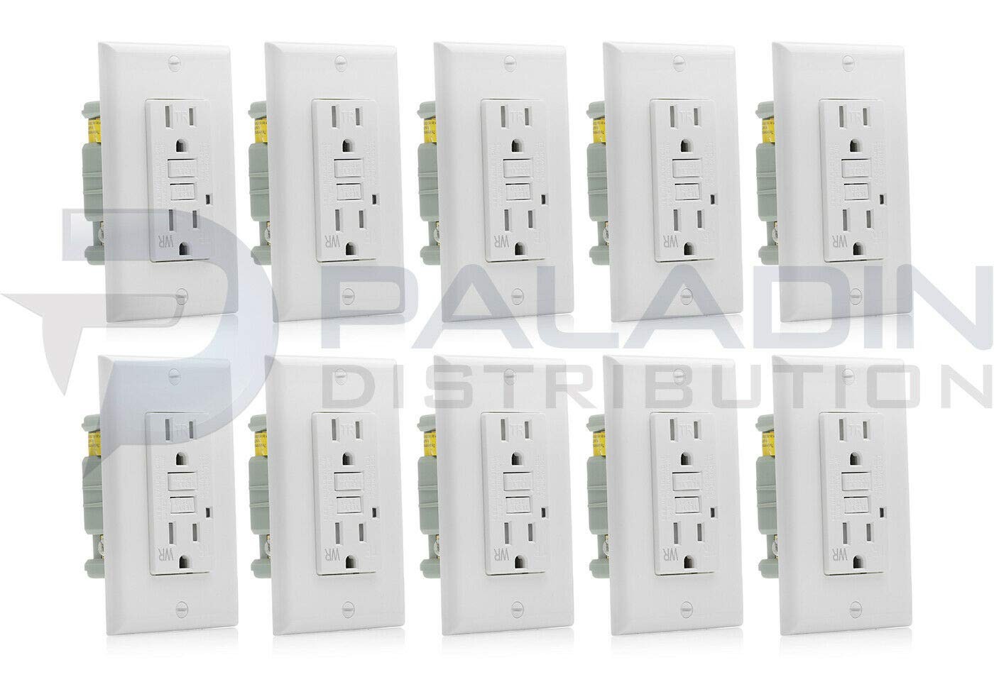 Paladin 15A Weather & Tamper Resistant GFCI GFI Receptacle Outlet w/Wallplate & | eBay