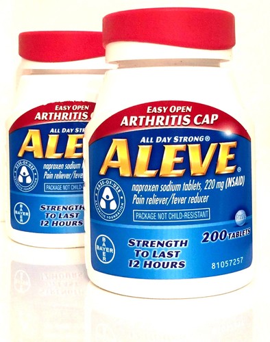 ALEVE 2 X 200 NAPROXEN SODIUM TABLETS 220 mg (400 TOTAL) EXP 12/25 | eBay