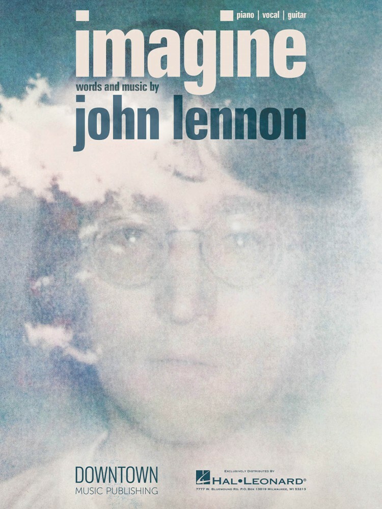 Imagine Song By John Lennon For Piano Vocal Sheet Music