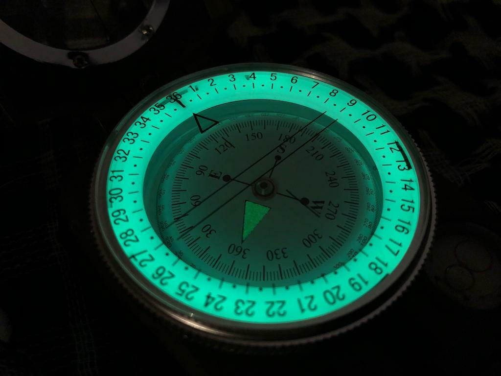 Military Marschkompass Peil Kompass Bundeswehr Metall Compass Travel ...