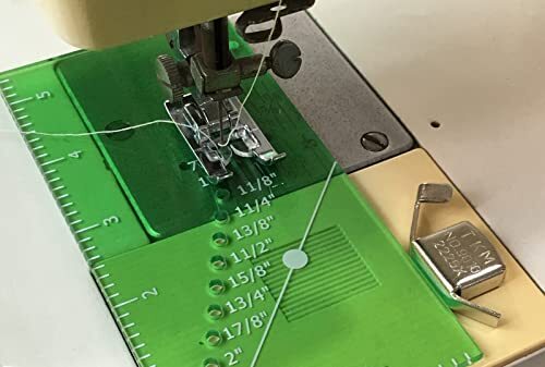 YEQIN Seam Allowance Ruler and 2 Magnetic Seam Guide for Sewing Machine ...